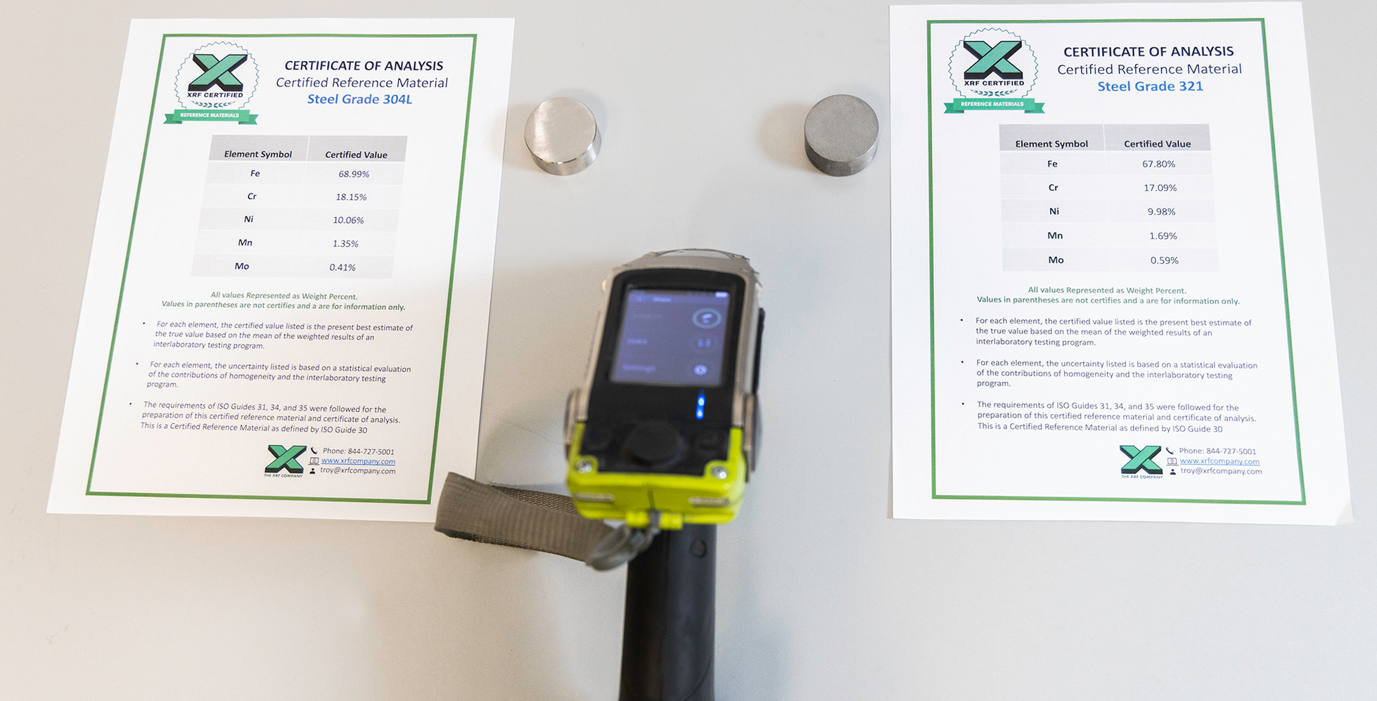 Reference Materials: Metal Standards — The XRF Company