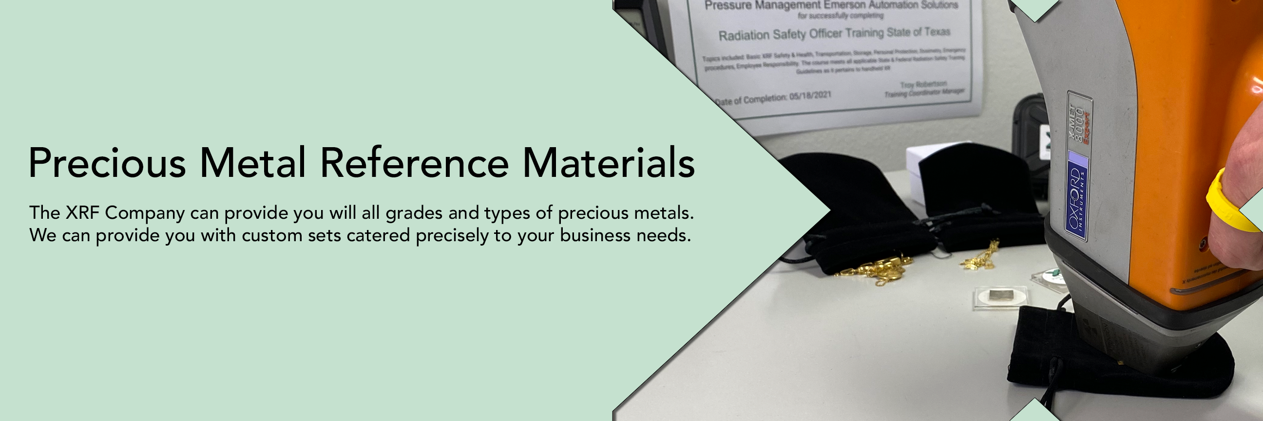 Precious Metals Certified Reference Materials - Gold (Au) and Silver ...