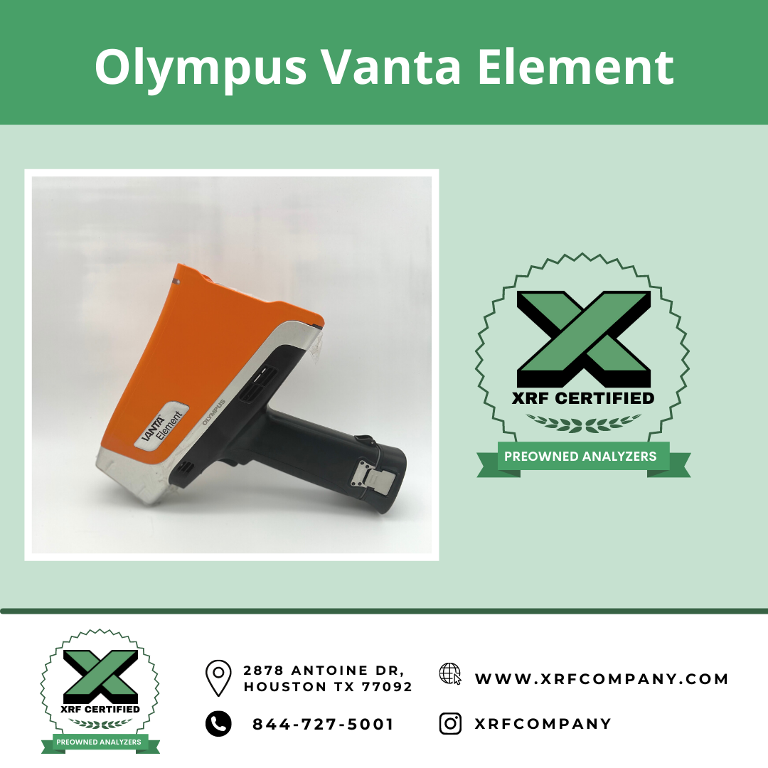 XRF Company NEW Olympus Vanta Element Handheld XRF Analyzer For Standa ...