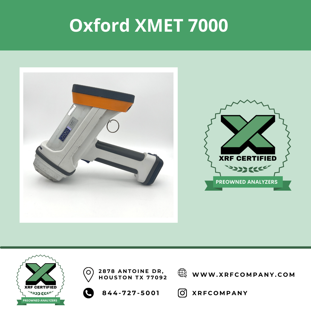 Parts Only - XRF Company Oxford XMET 7000 for Alloy Plus Analyzer (SKU ...