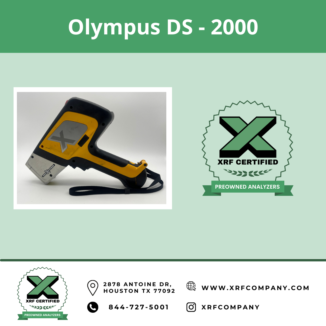 XRF Company Certified Preowned Used Handheld XRF Analyzer Olympus DS ...