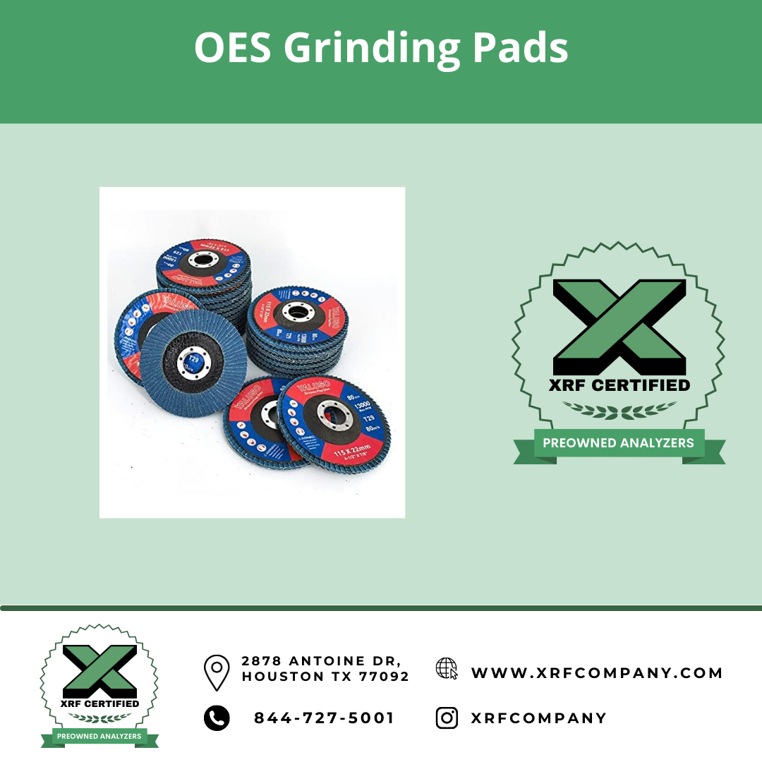 Sander/Grinder Pads for XRF / Spark OES / LIBS Analyzers for Nickel Al — The XRF Company