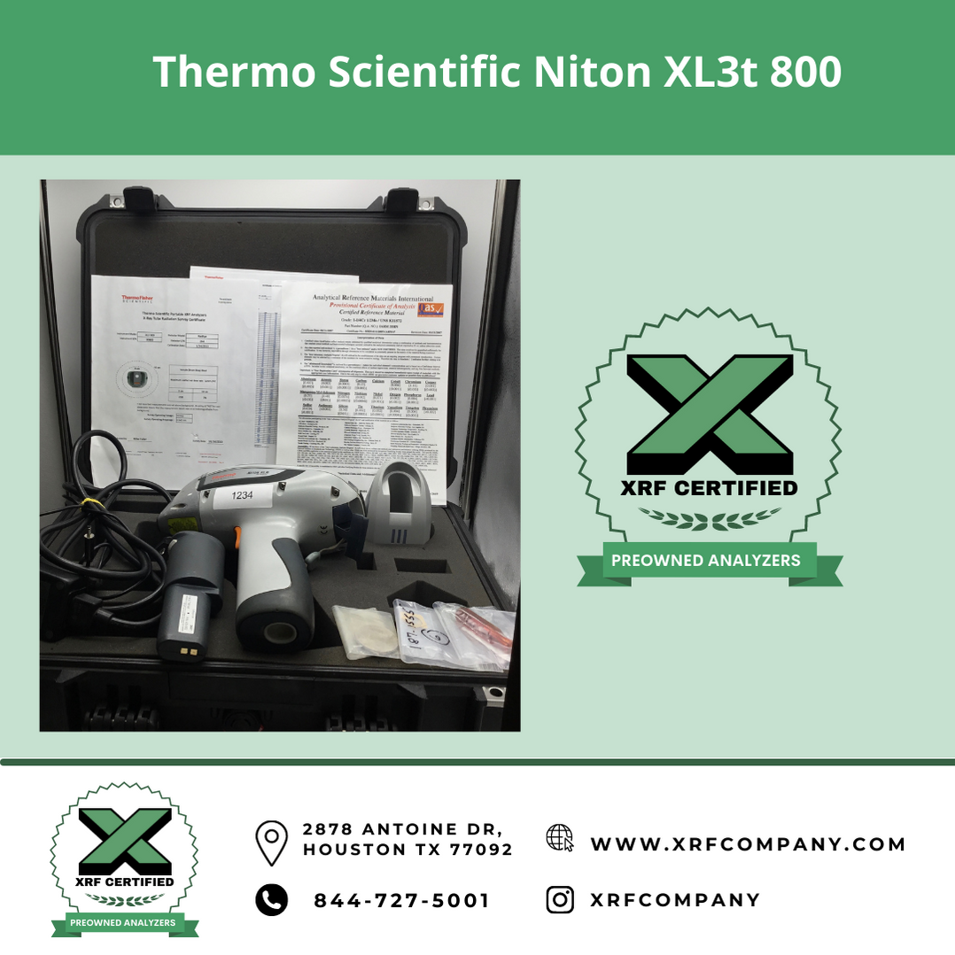 XRF Certified Lease to Own Thermo Niton XL3t 700 Handheld XRF Analyzer ...