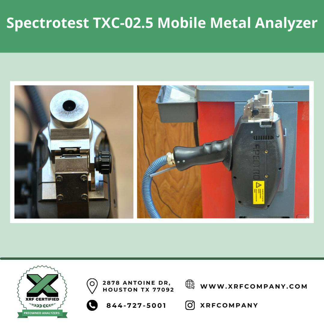 XRF CompanyCertified RENTAL Spectrotest TXC-02.5 Mobile XRF Analyzer F ...