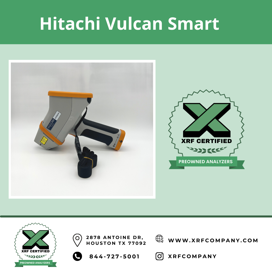 Nearly New Hitachi Vulcan Smart PMI Scrap Metal Recycling Analyzer Gun ...