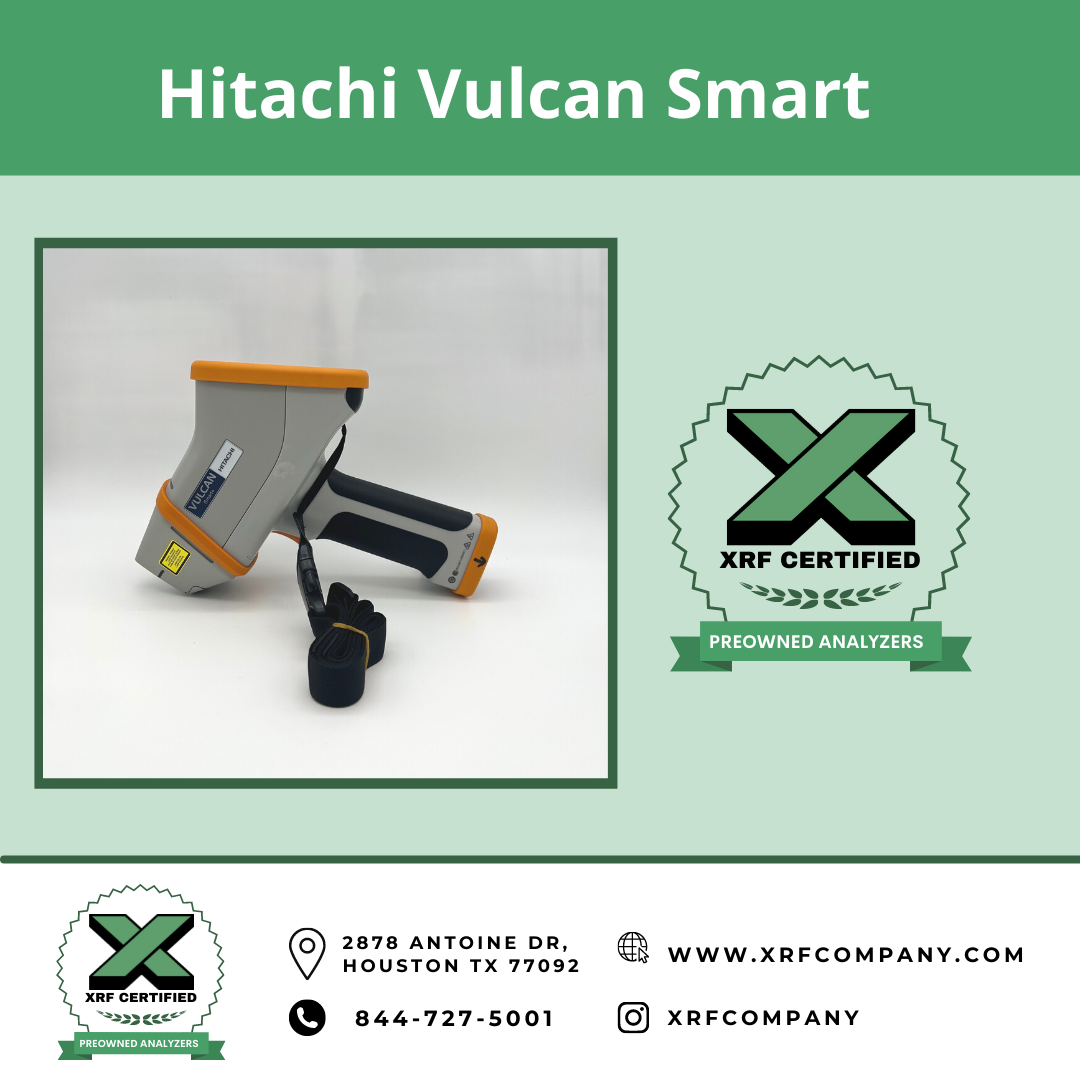Nearly New Hitachi Vulcan Smart PMI Scrap Metal Recycling Analyzer Gun ...